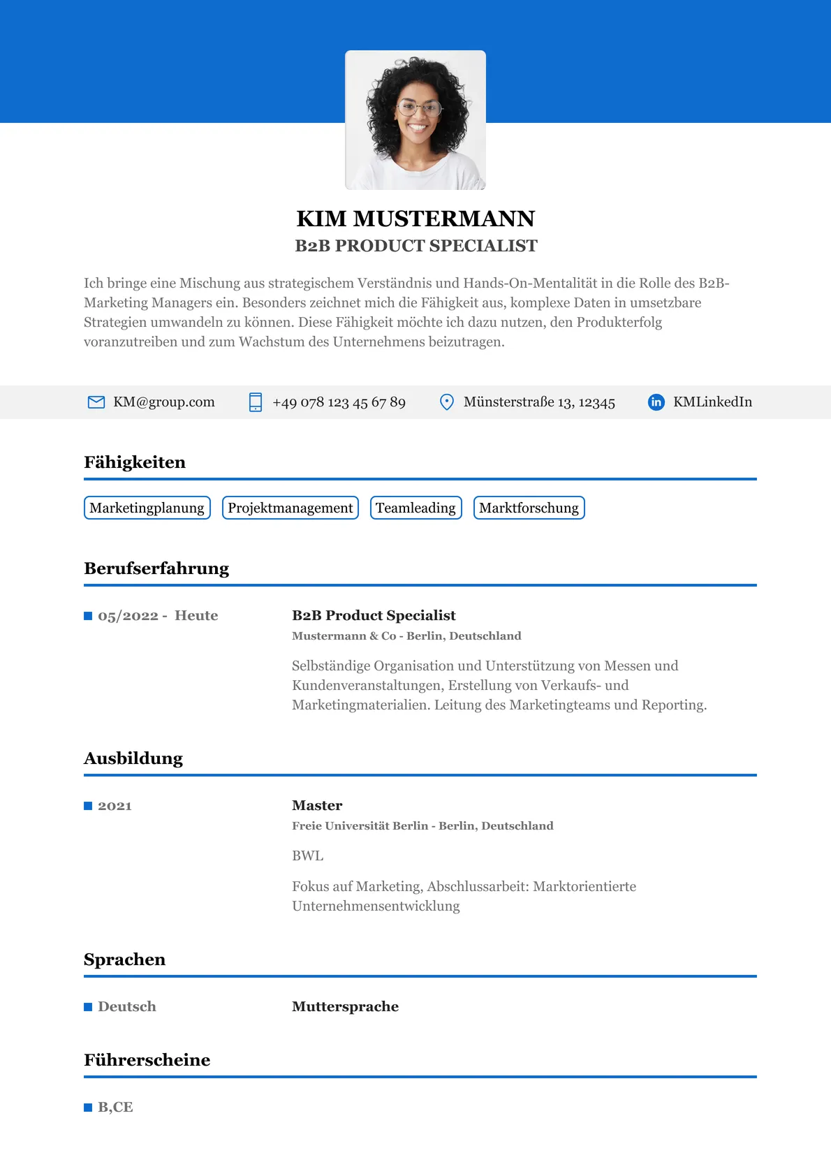 Lebenslauf-Generator - kostenlos und einfach | StepStone